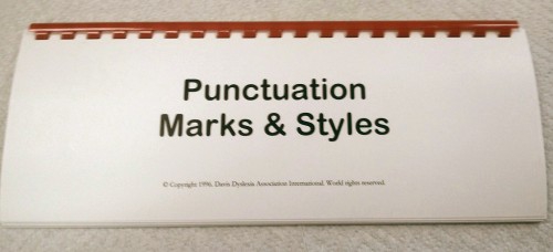 Punctuation and Styles Booklet